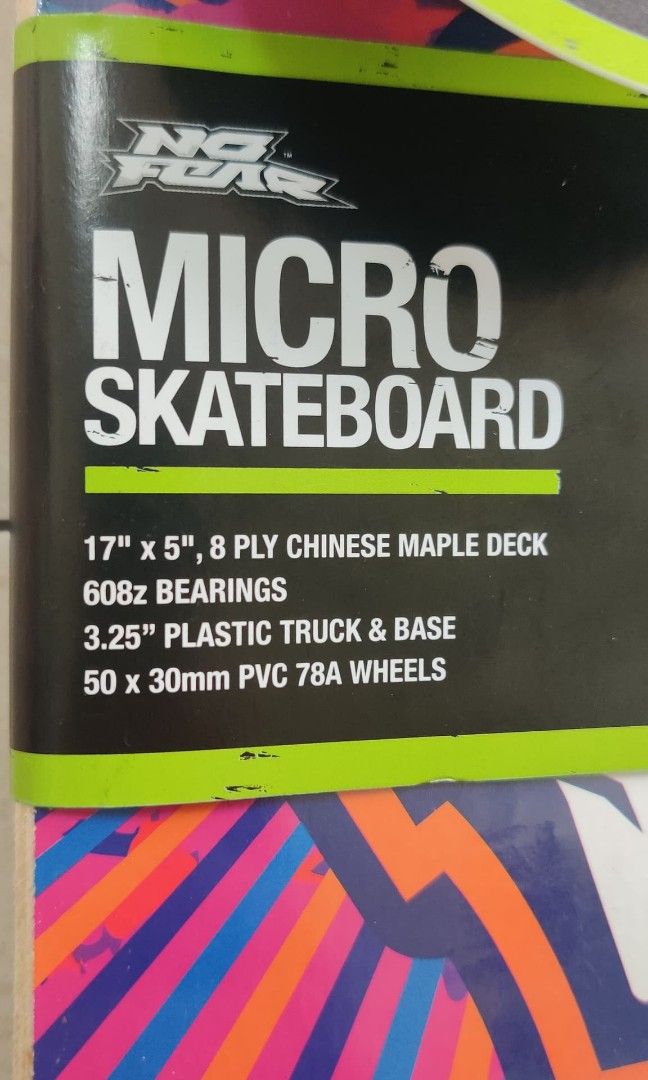NO FEAR USA Micro Skate Board, Sports Equipment, Sports & Games, Skates ...