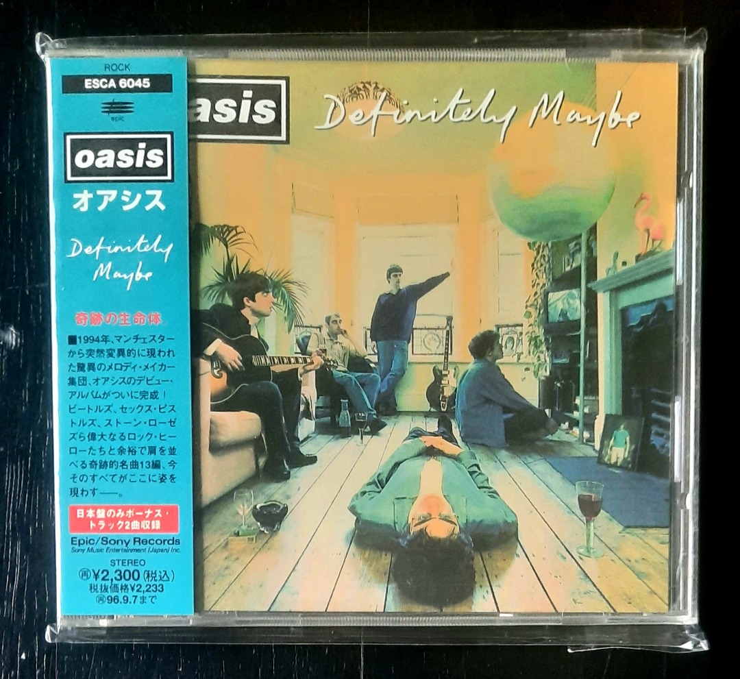 Oasis – Definitely Maybe ESCA 6045 (Japanese Used CD. 1994 Pressing ...