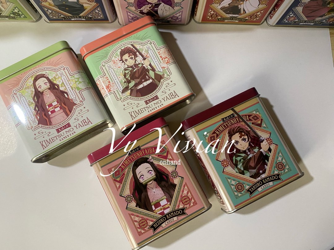[ONHAND] DEMON SLAYER / KIMETSU NO YAIBA: CANDY CAN - TANJIRO & NEZUKO ...