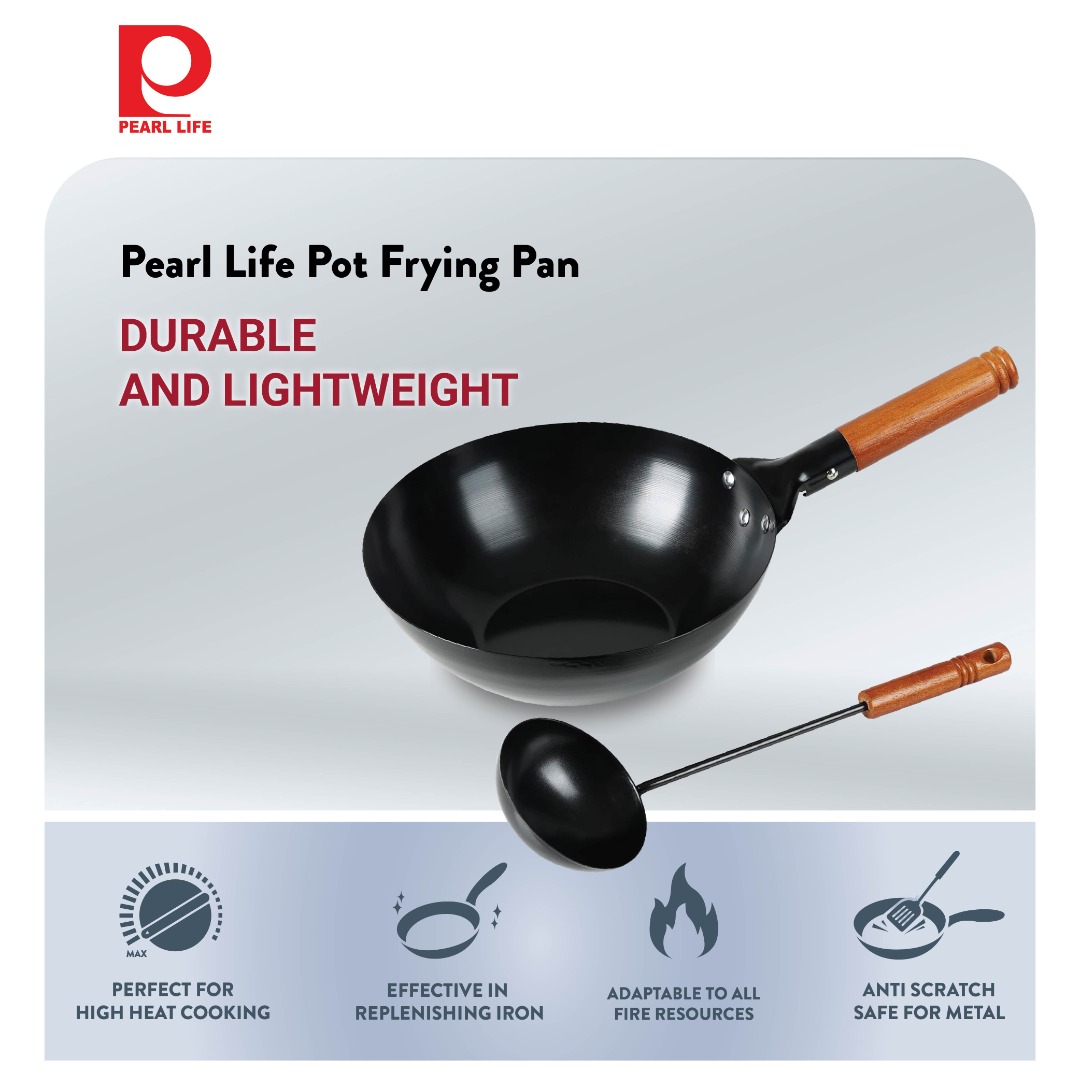 Pearl Life Iron Hot Pot, 26 cm, Induction Compatible, IH Compatible ...