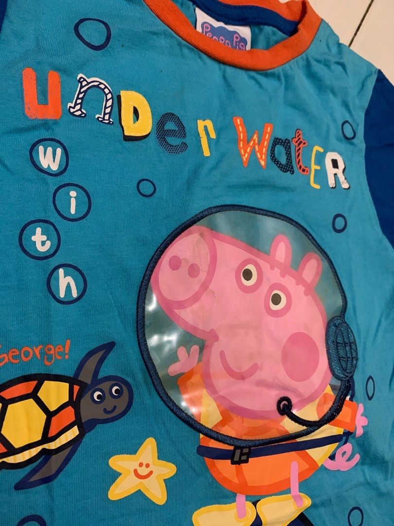 UK Peppa Pig George T-shirt (Size 4-5), Babies & Kids, Babies & Kids ...