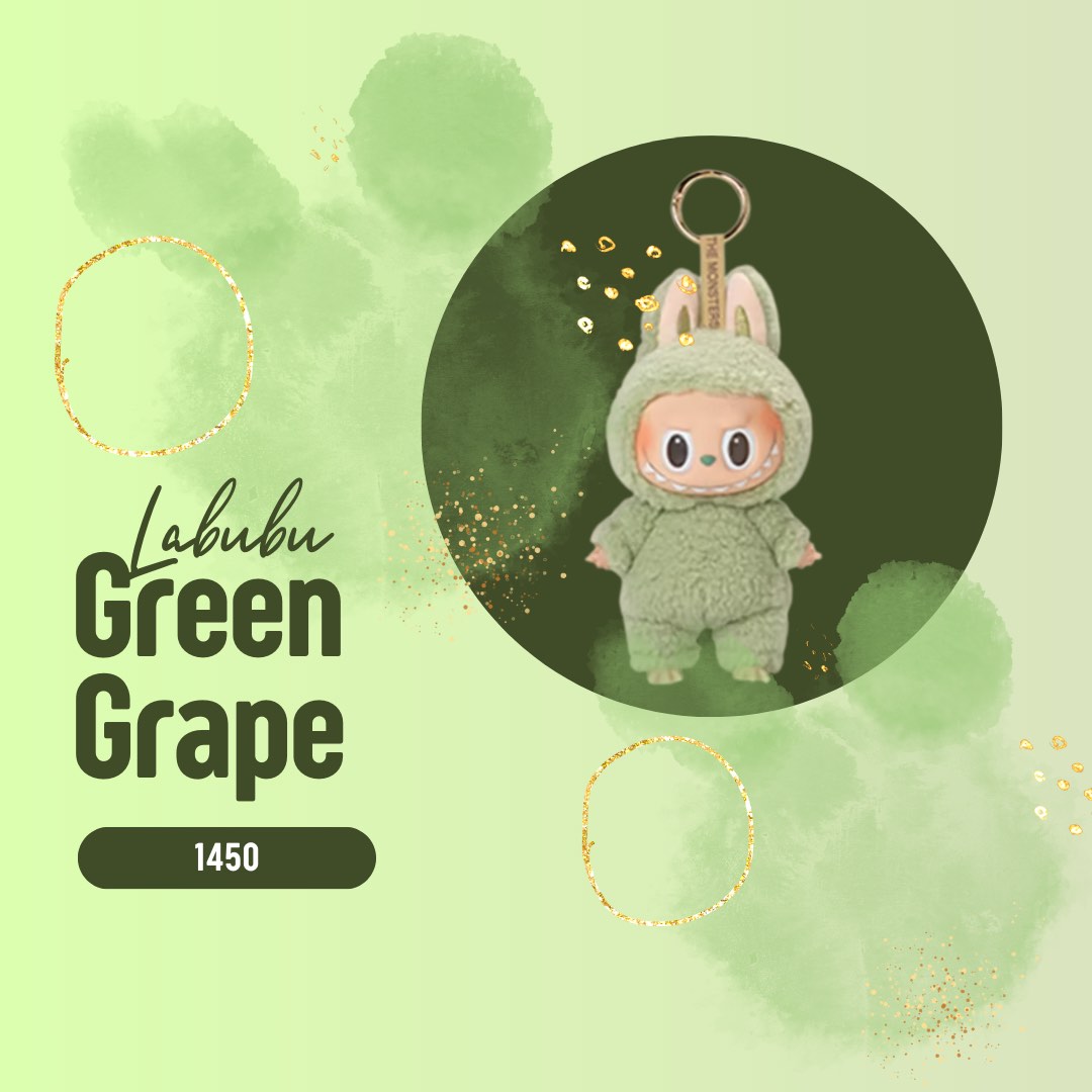 Pop Mart Labubu Green Grape, Hobbies & Toys, Toys & Games on Carousell