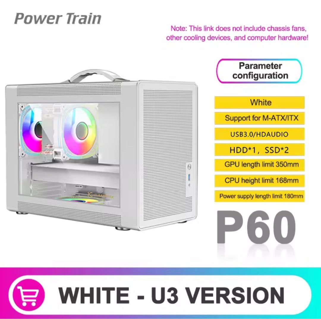 Power Train P60 PC Case, Computers & Tech, Parts & Accessories ...