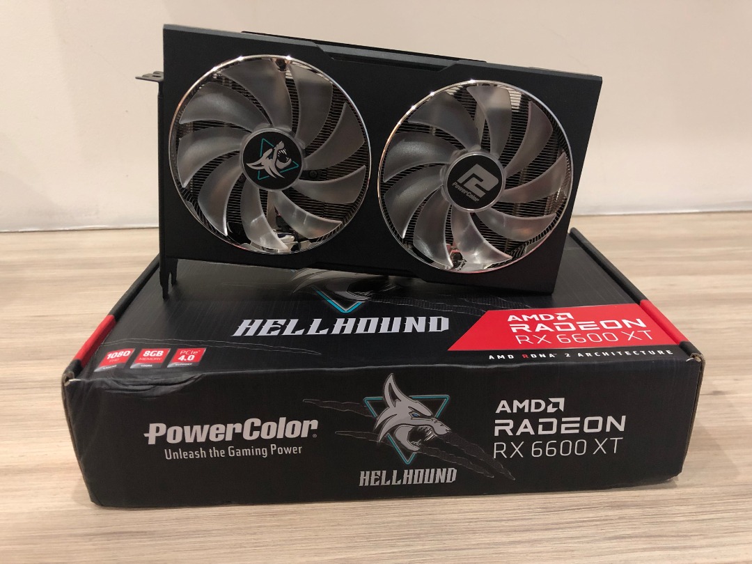 PowerColor Hellhound AMD Radeon RX 6600 XT 8GB GPU | Graphics Card ...