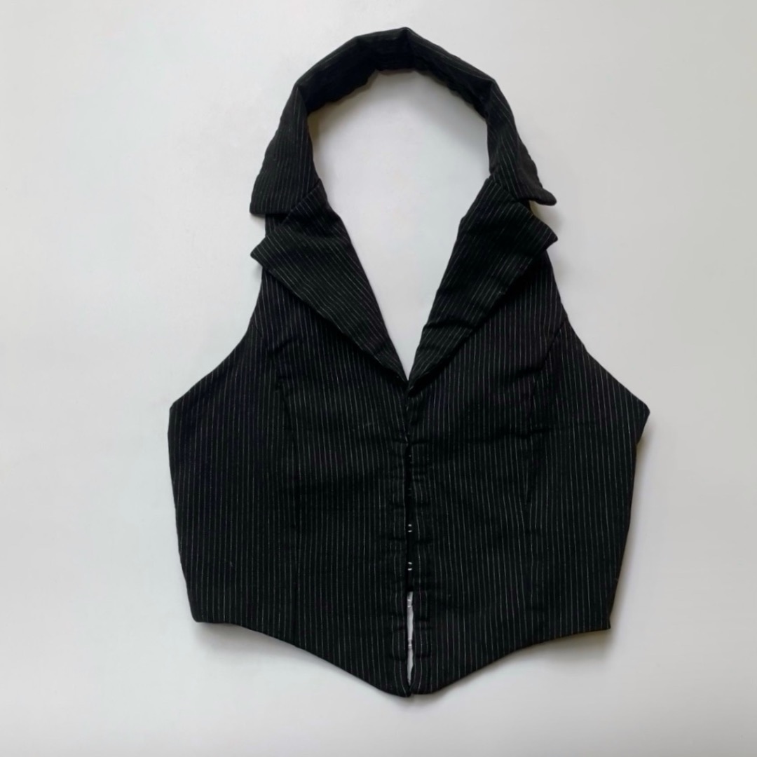Princess Polly Everest Vest Top Black, Women's Fashion, Tops ...