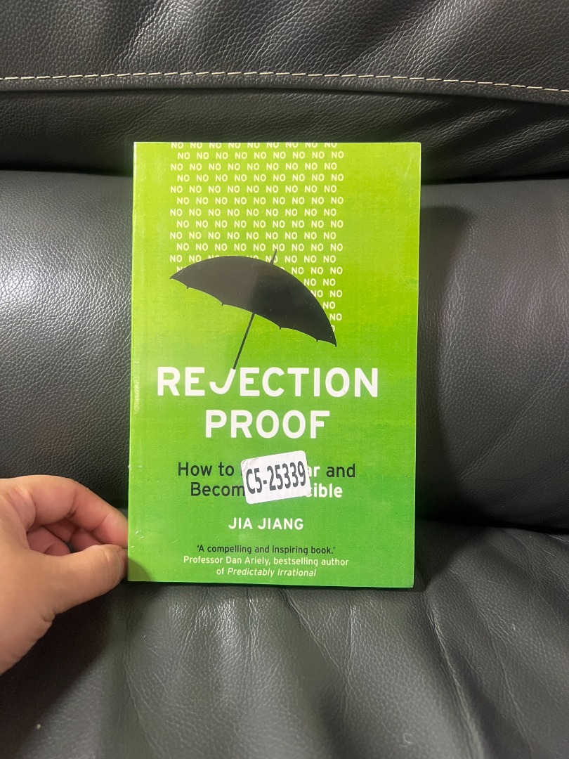 【現貨】Rejection Proof: How I Beat Fear and Became Invincible Through 100 Days of Rejection非彩頁英文書 ...