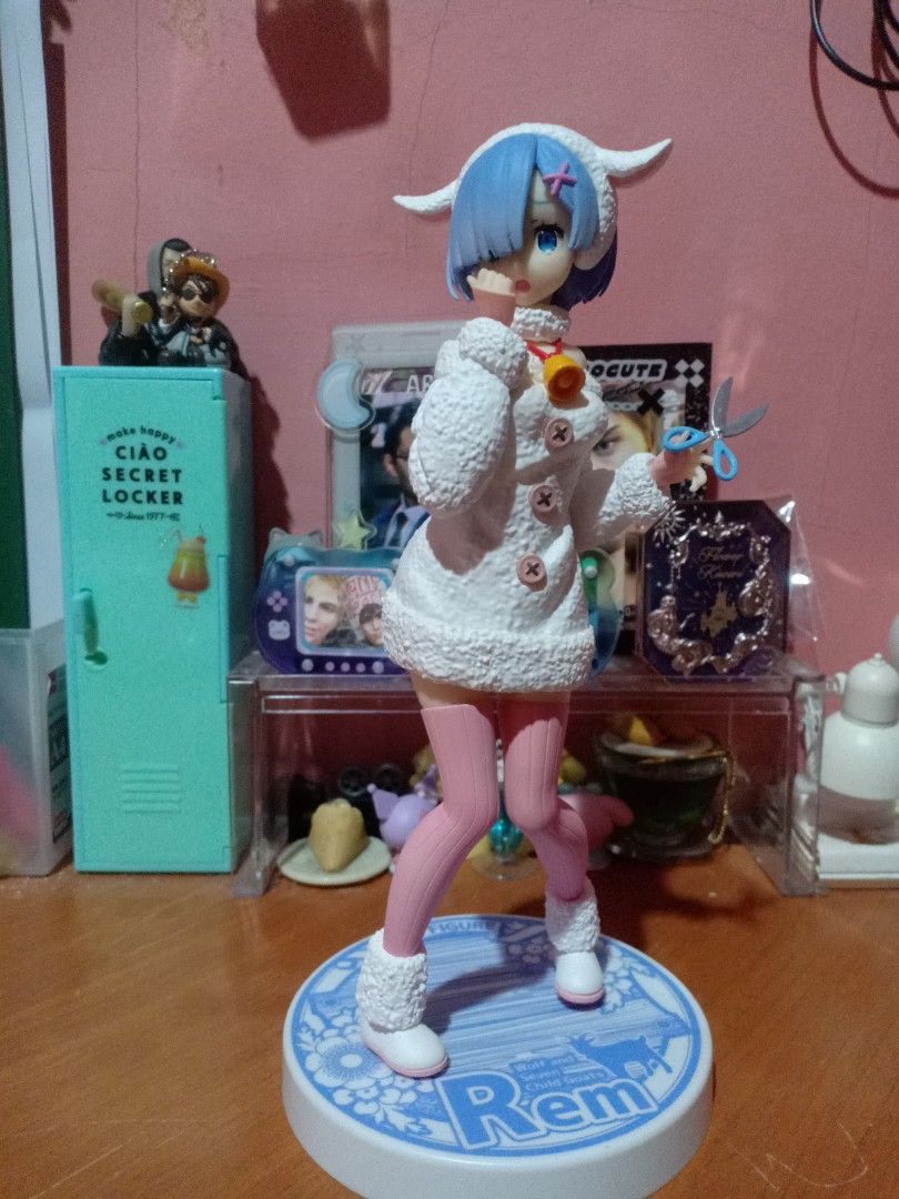 Re:zero Rem sheep figure anime official, Hobbies & Toys, Collectibles ...