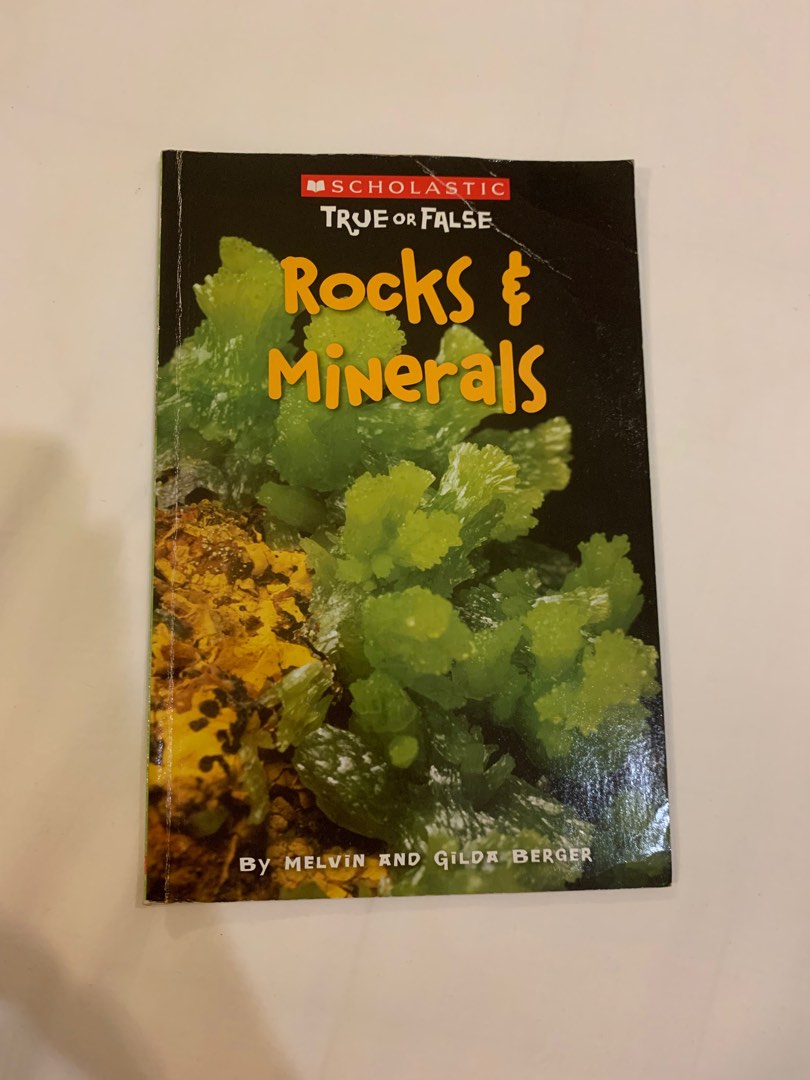 Rocks and minerals book, Hobbies & Toys, Books & Magazines, Children's ...