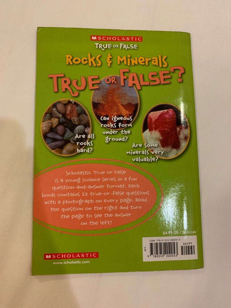 Rocks and minerals book, Hobbies & Toys, Books & Magazines, Children's ...