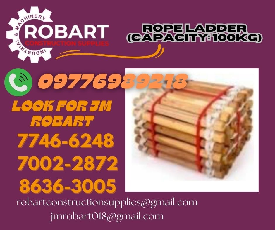 Rope Ladder (Capacity: 100Kg), Commercial & Industrial, Construction ...