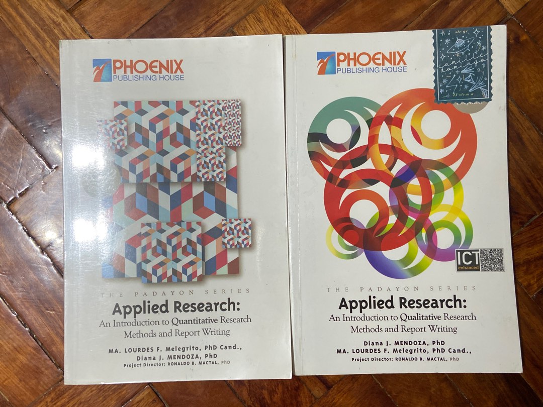 SHS PHOENIX Applied Research: An Introduction to Quantitative and Qualitative Research Methods ...