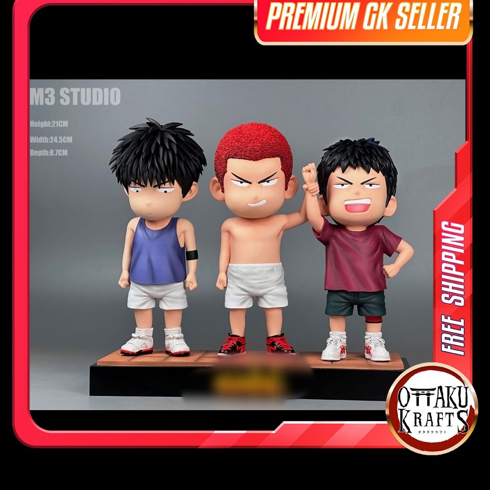 Slam Dunk | Rukawa Kaede X Hisashi Mitsui X Sakuragi Hanamichi | M3 Studio | 【FREE Shipping - PO ...