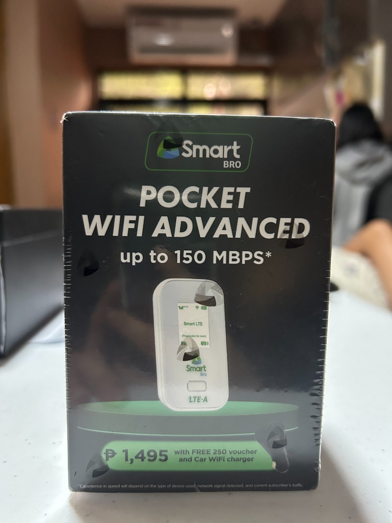 smart bro-pocket wifi advanced up to 150 mbps, Mobile Phones & Gadgets, Other Gadgets on Carousell