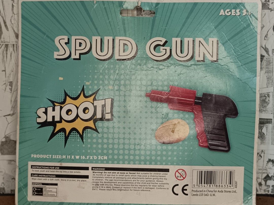 Spud Gun classic Potato Pistol Toy, Hobbies & Toys, Toys & Games on ...
