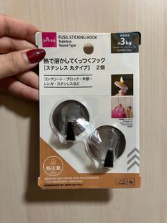 2in1 Self Adhesive Wall Hook | Tissue Hanging Hook | Towel Hook ...