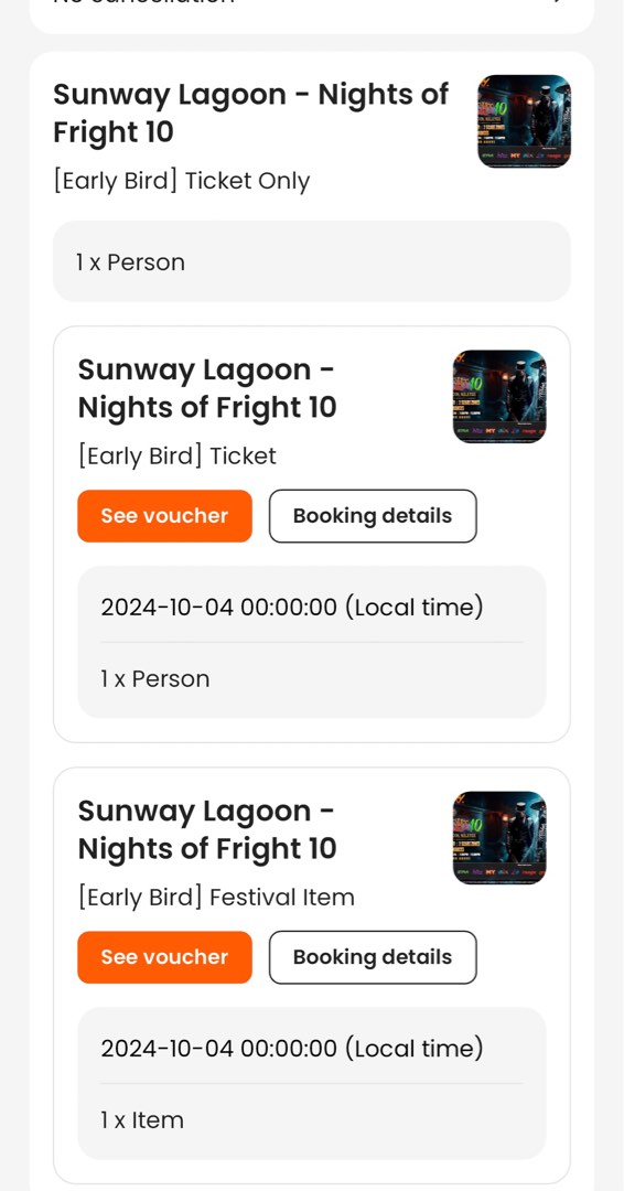 Sunway Lagoon - Nights of Fright 10, Tickets & Vouchers, Event Tickets ...