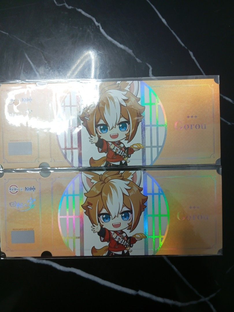 Sushiro Genshin Impact Redemption Code Tickets, Hobbies & Toys, Toys ...