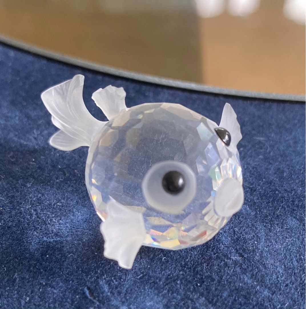 Swarovski Crystal Small Blowfish Figurine, Hobbies & Toys, Memorabilia ...