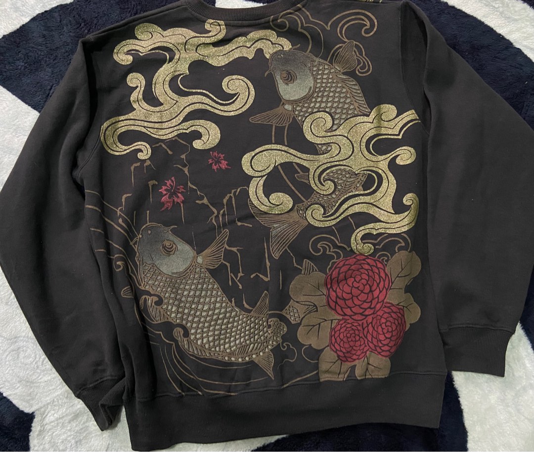 Sukajan ikan koi, Men's Fashion, Activewear on Carousell