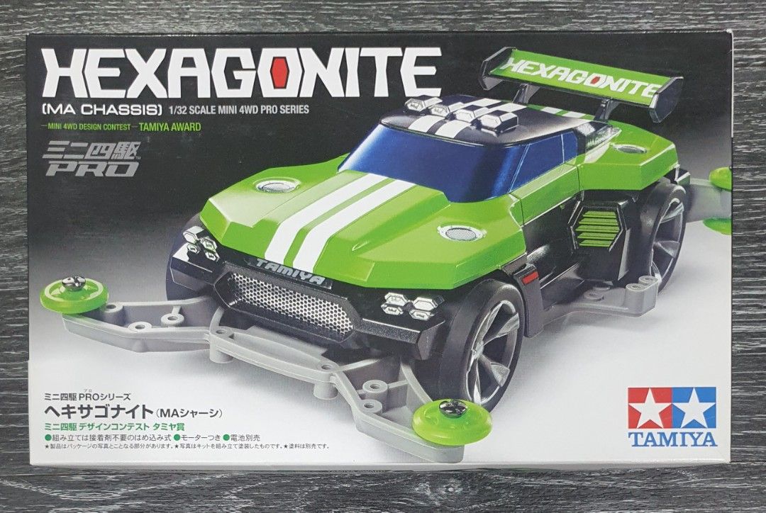 Tamiya Mini 4WD Pro Series Hexagonite (MA Chassis)(18653), Hobbies ...