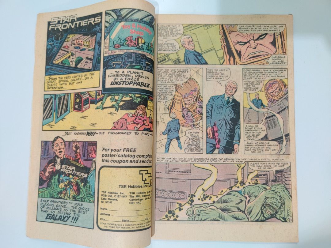 The Incredible Hulk Vol. 1 (1962) #288 Newsstand, Hobbies & Toys, Books ...