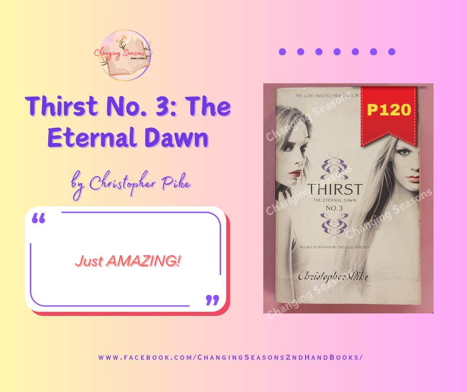 Thirst No. 3: The Eternal Dawn by Christopher Pike, Hobbies & Toys, Books & Magazines, Fiction ...
