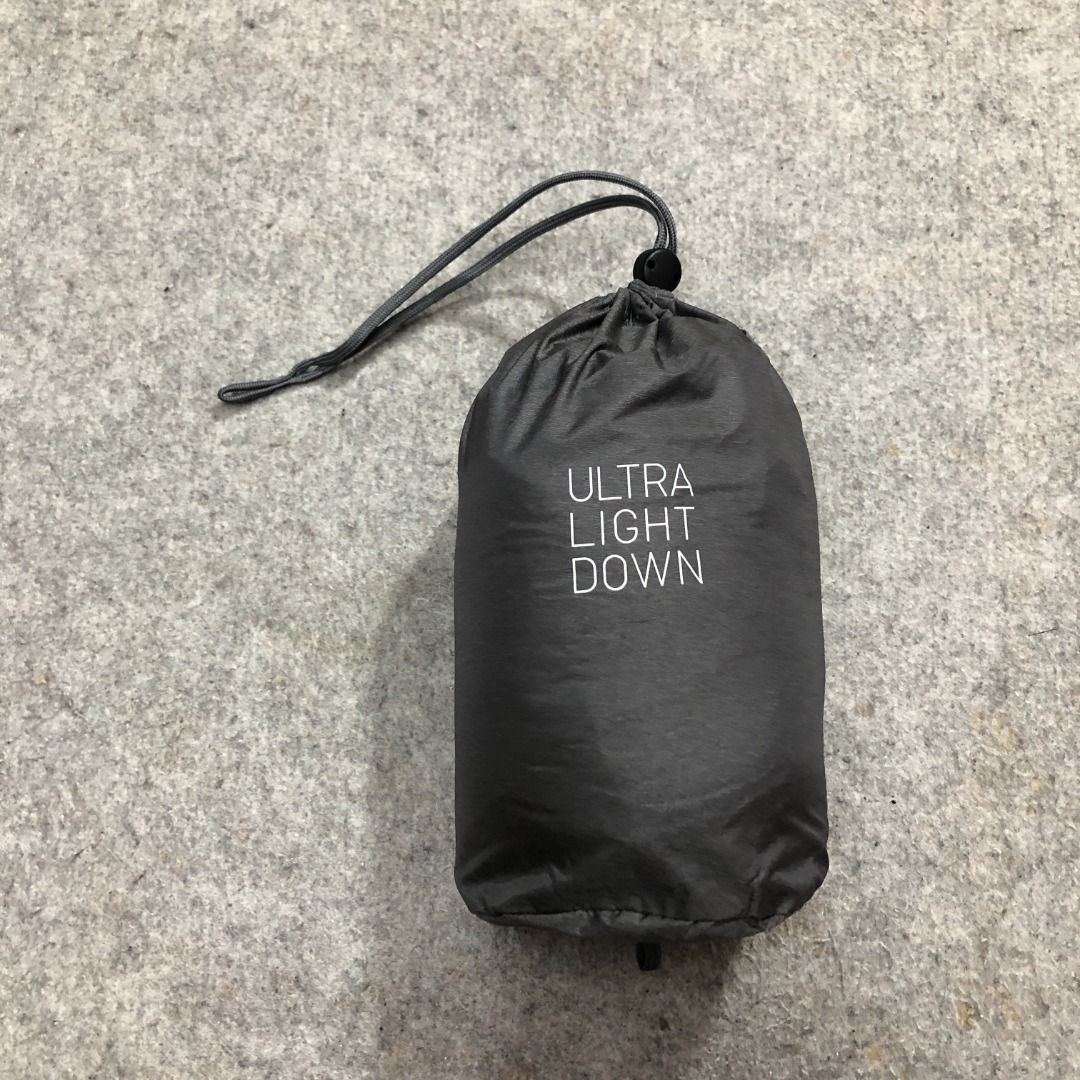 UNIQLO Ultra Light Down w/ Pouch Dark Grey Puffer Puff Winter Snow ...