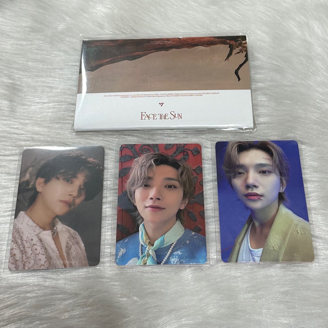 [UNSEALED] Seventeen Joshua Face The Sun Weverse Version SVT Photocard ...
