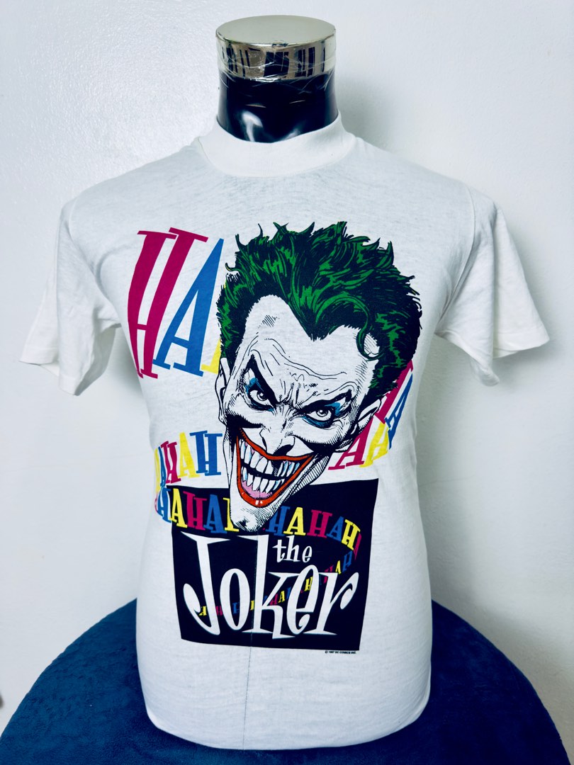 Vintage The Joker, Men's Fashion, Tops & Sets, Tshirts & Polo Shirts on ...
