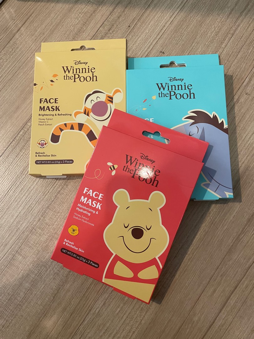 Watsons Winnie the Pooh face mask, Beauty & Personal Care, Face, Face ...