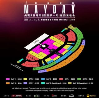 mayday 五月天 Singapore 新加坡 #5525 live your concert 2025, Tickets ...