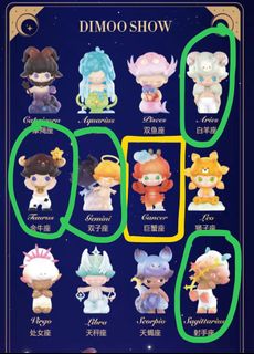 Popmart Zodiac Series Dimoo - Cancer, Hobbies & Toys, Toys & Games on ...