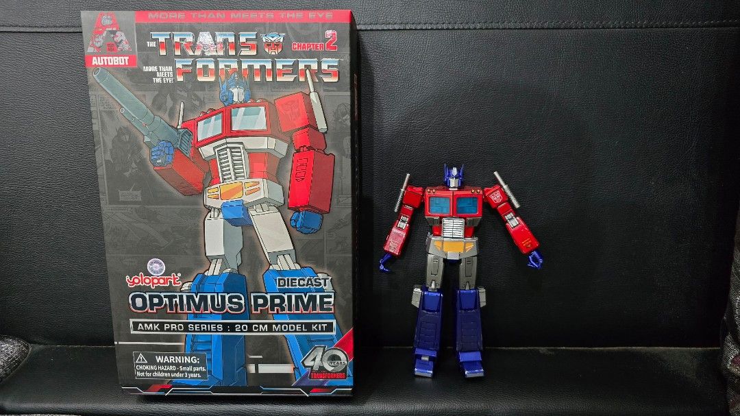 Yolopark Transformers Diecast Optimus Prime AMK Pro Series 20cm Model ...