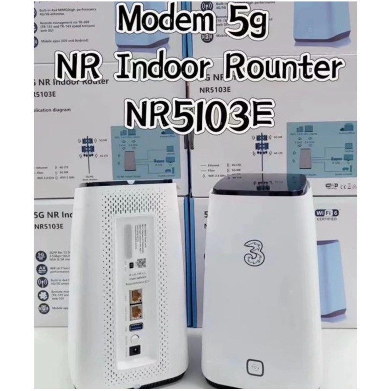 ZYXEL 3 UK NR5103E MODEM ROUTER 5G, Computers & Tech, Parts ...