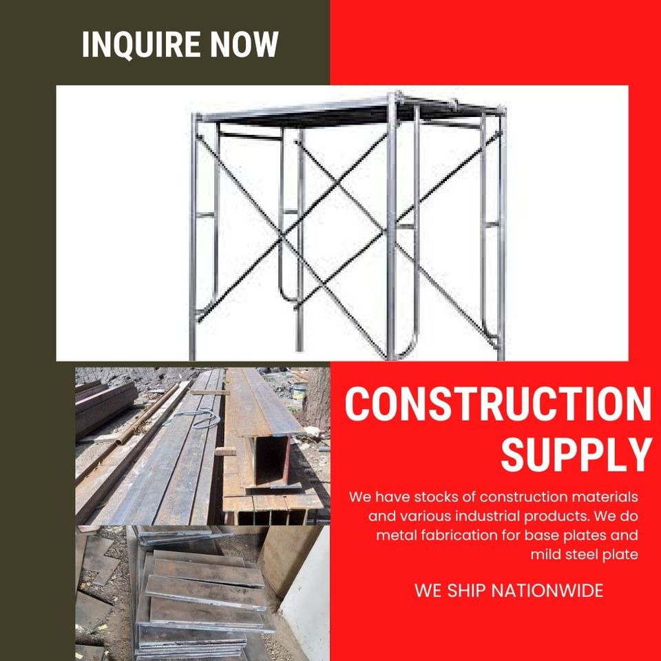 0.9m x 1.2m Scaffolding Set / S40 Scaffolding / Base Jack / U Head ...