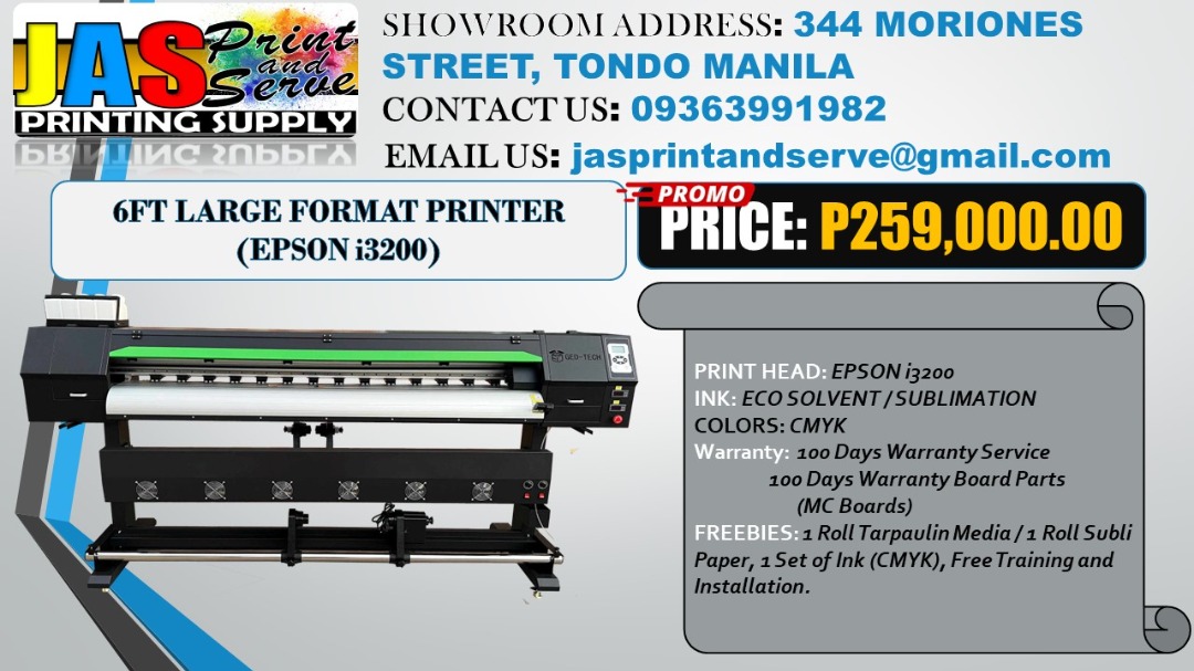 6FT STICKERS PRINTER MACHINE, Computers & Tech, Printers, Scanners ...