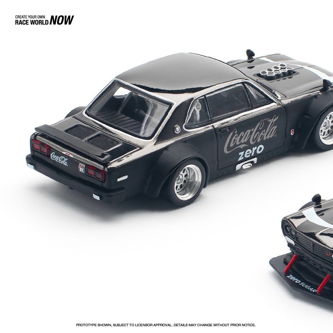 (預訂) Pop race PR640144 SKYLINE GT-R V8 DRIFT (HAKOSUKA) COCA COLA ZERO ...