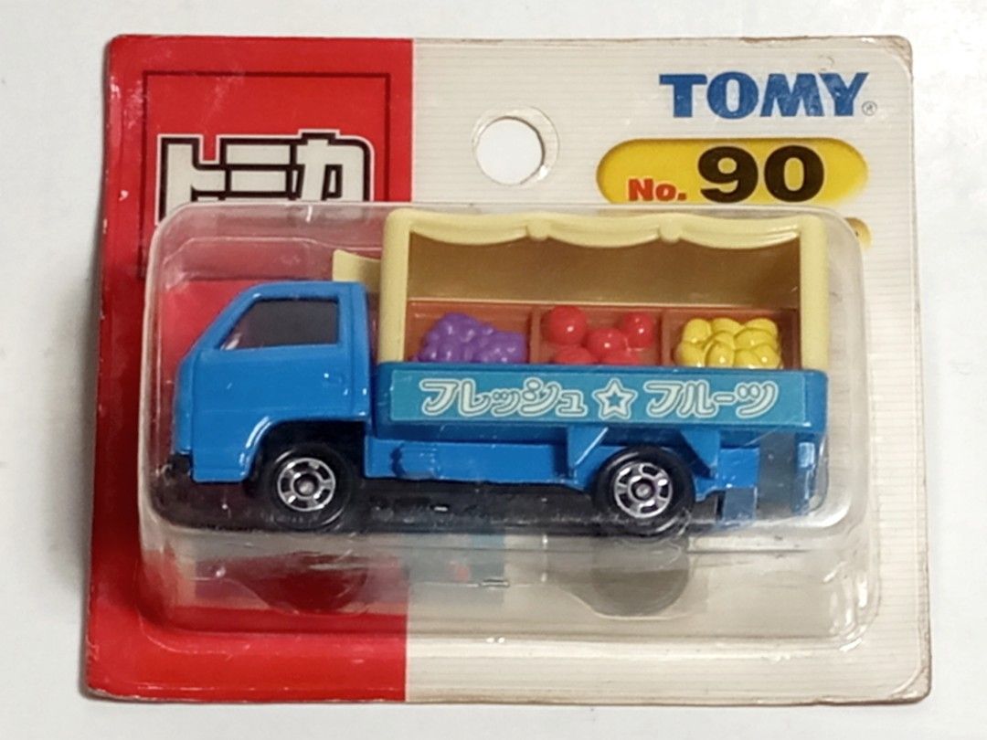 本款卡裝產量比盒裝更少！itrea 藍字中國 Tomica 90 Isuzu Fruit Shop Van ELF Truck made in ...