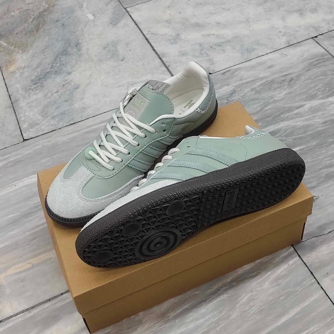 Adidas samba maha Half Green, Men's Fashion, Footwear, Sneakers on ...