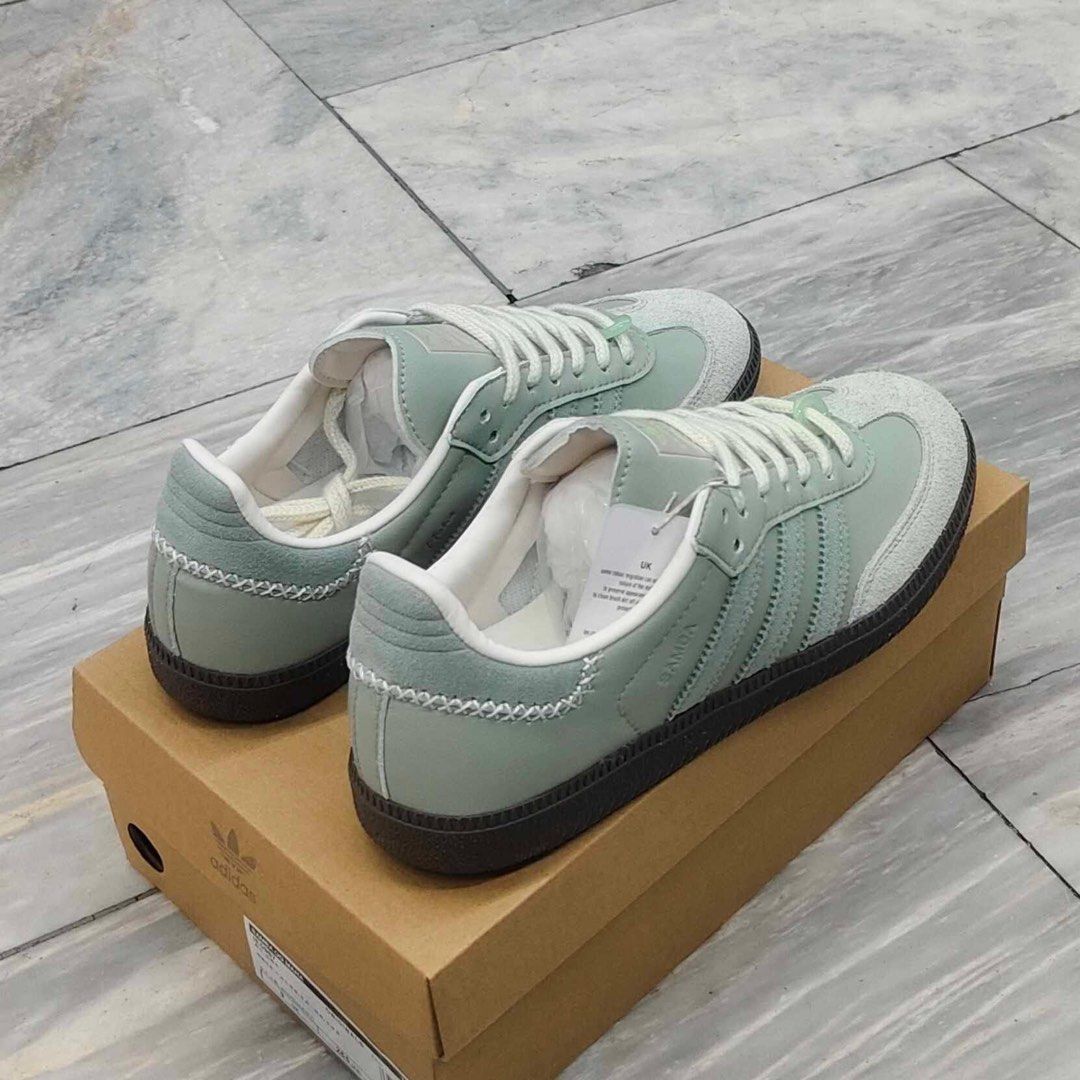 Adidas samba maha Half Green, Men's Fashion, Footwear, Sneakers on ...