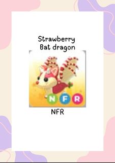 𝔄𝔢𝔰𝔱𝔥𝔢𝔱𝔦𝔠 R Strawberry Shortcake Bat Dragon / SSBD ( FG) જ Adopt me ...