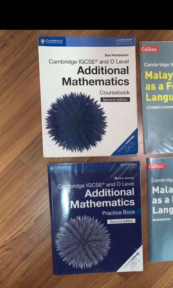 Almost MEW ADD MATHS IGCSE TEXTBOOK AND WORKBOOK, Hobbies & Toys, Books ...