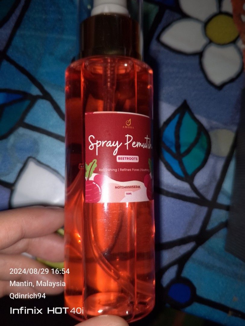 Amora Spray Pemutih Beetroots, Beauty & Personal Care, Fragrance ...