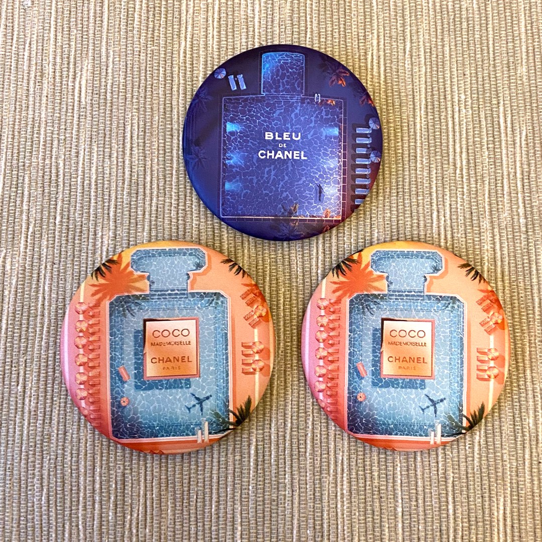 Authentic BN Chanel Summer Club Pin / Chanel Pin / Chanel Summer Club Badges / Chanel Badges ...