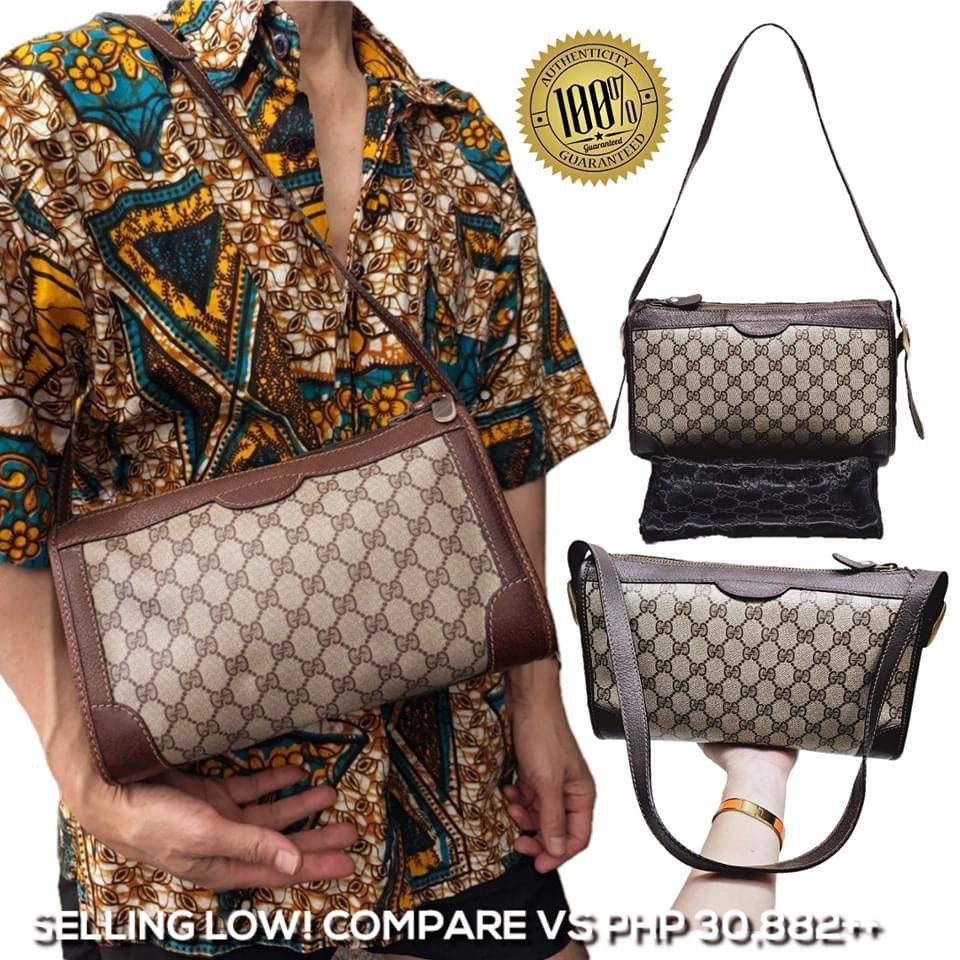 Authentic GUCCI Supreme GG Monogram Clutch/Cross body, Luxury, Bags ...