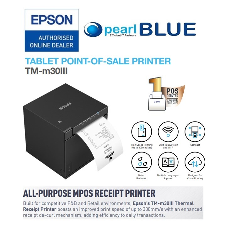 [Authorised Seller] Epson TM-M30III m30 Receipt Printer TM-m30 ...