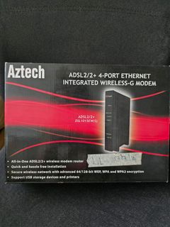 SingTel Aztech DSL7002GRV Router, Computers & Tech, Parts & Accessories ...