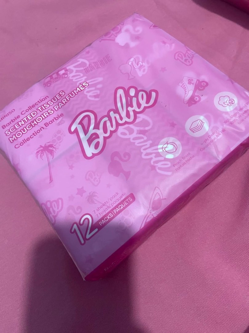BARBIE TISSUE, Beauty & Personal Care, Sanitary Hygiene on Carousell