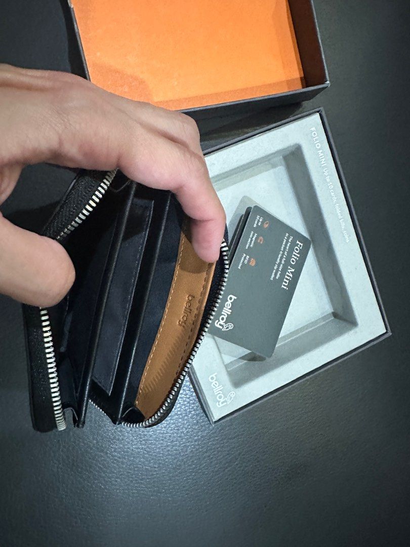 Bellroy Wallet Folio Mini Black, Men's Fashion, Watches & Accessories ...