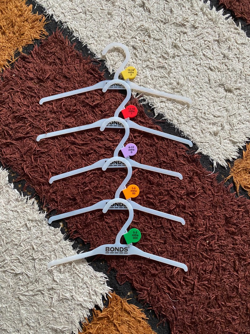 BONDS WONDERSUIT HANGER (set - 5pcs), Babies & Kids, Babies & Kids ...